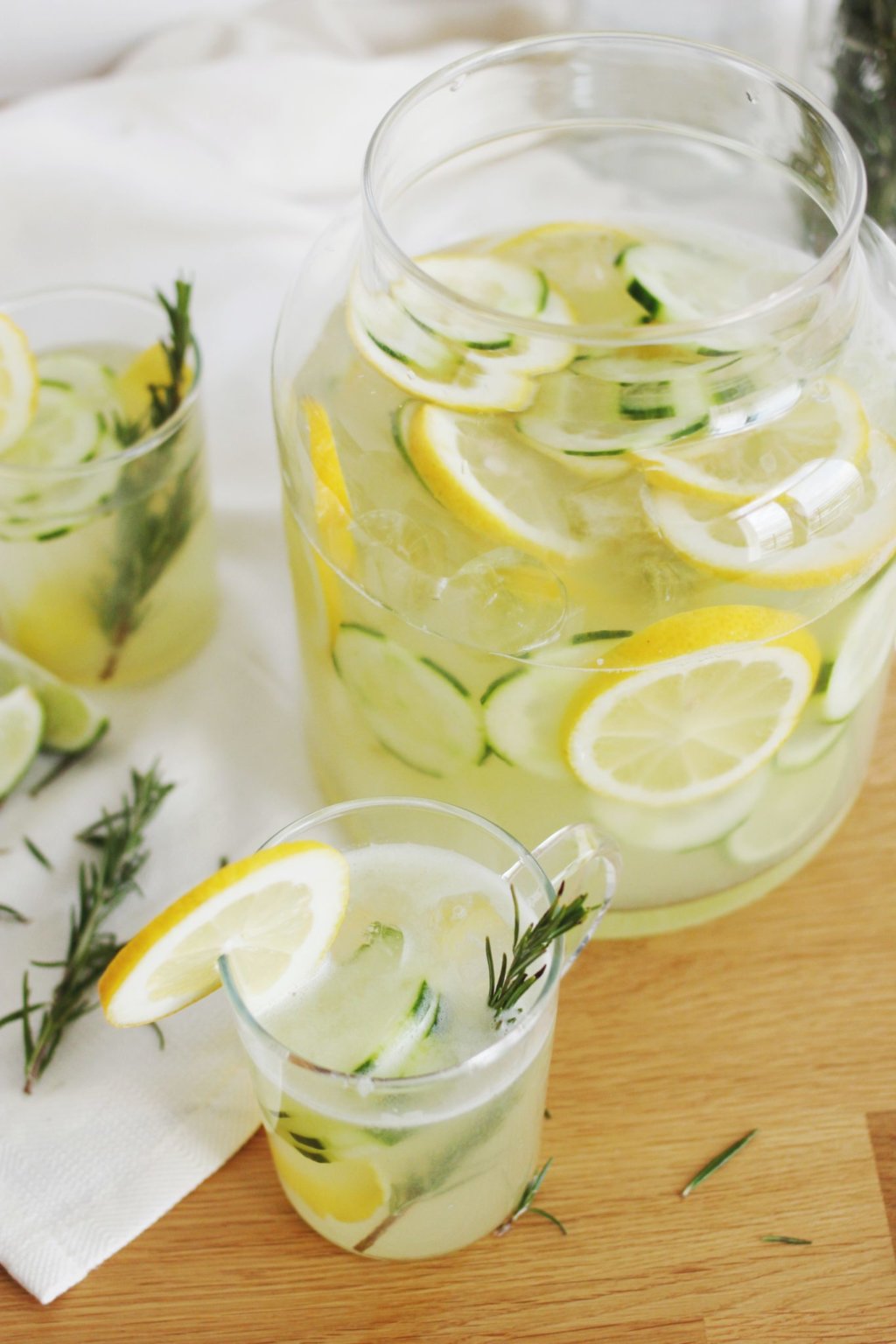 Limonade concombre, citron et romarin | Mint Magazine