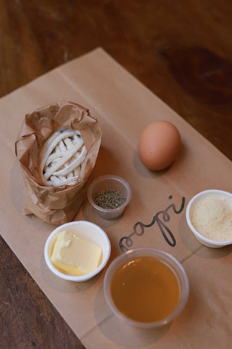 Udon cacio et pepe | Mint Magazine