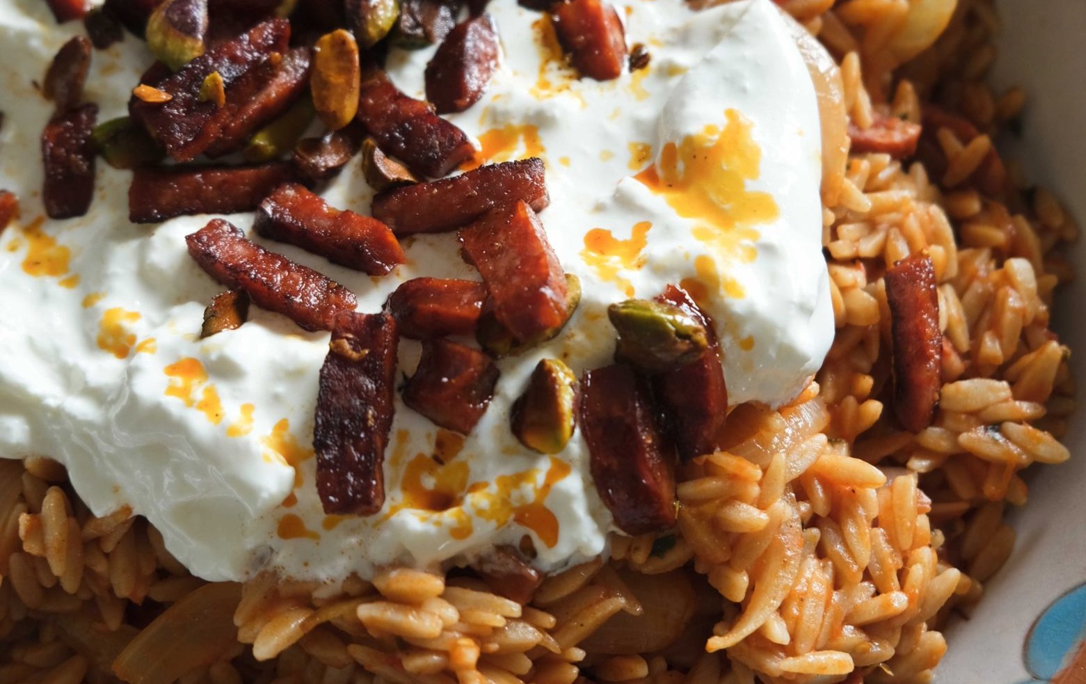 L'ultra gourmande recette de risoni à la sauce tomate, chorizo ...